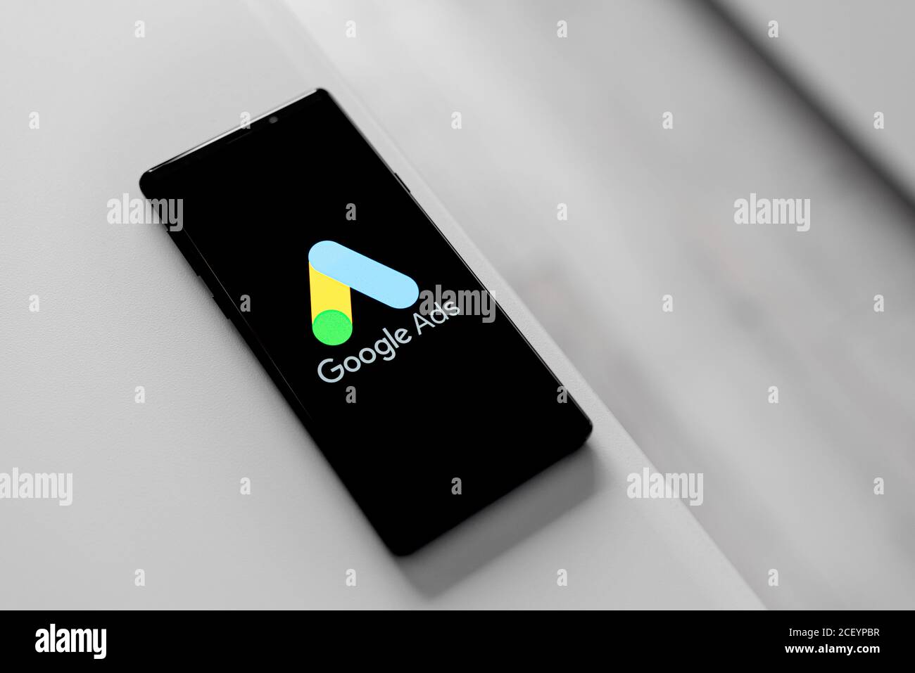 Google Ads logo displayed on a smartphone screen Stock Photo - Alamy