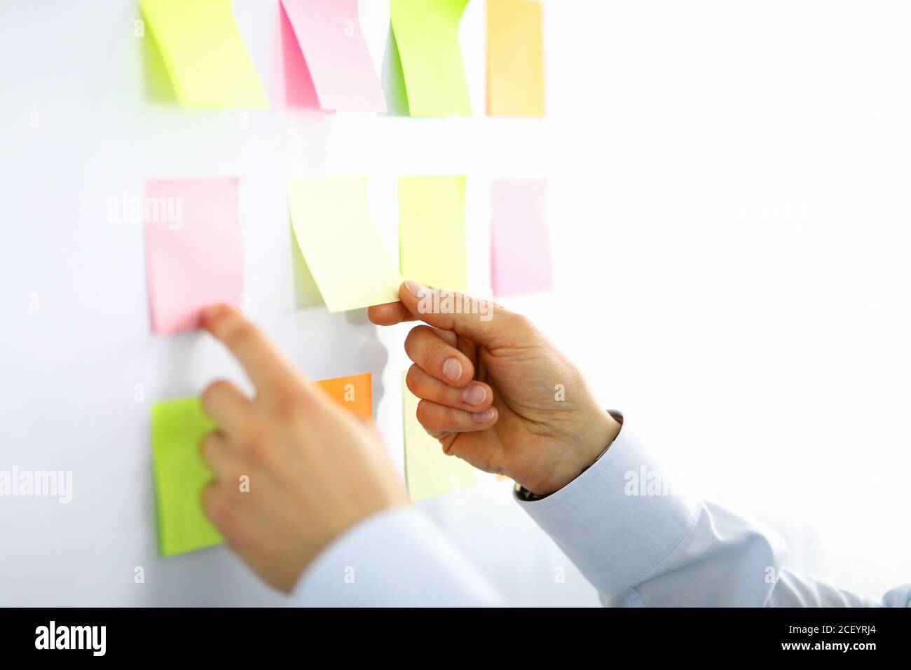 Papers in square form Stock Photo - Alamy
