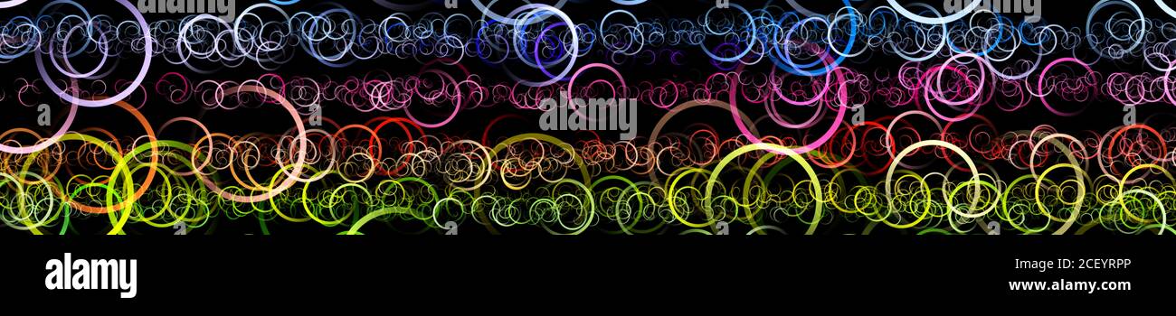 Fantastic circle panorama background design illustration Stock Photo ...