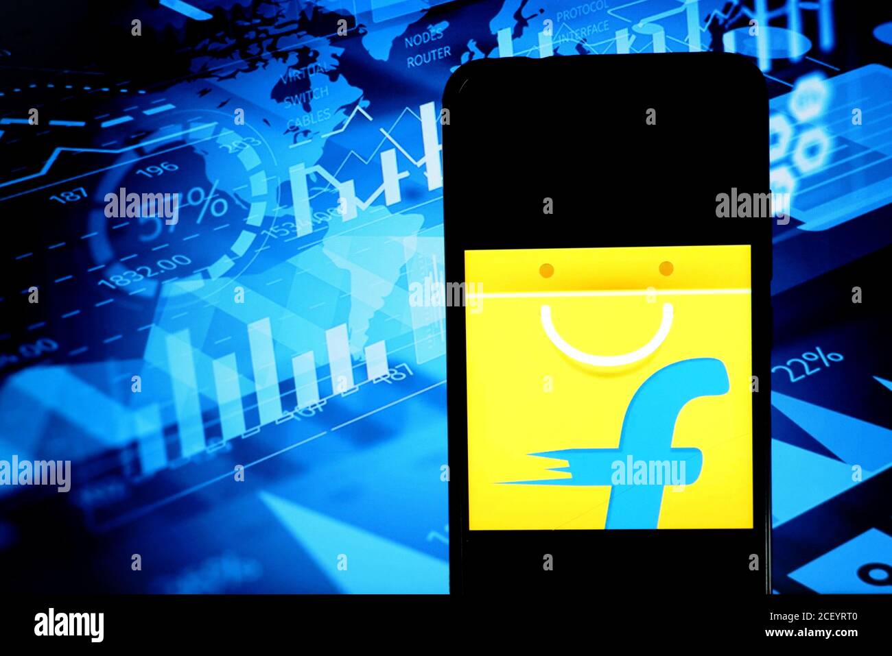 Flipkart logo hi-res stock photography and images - Alamy