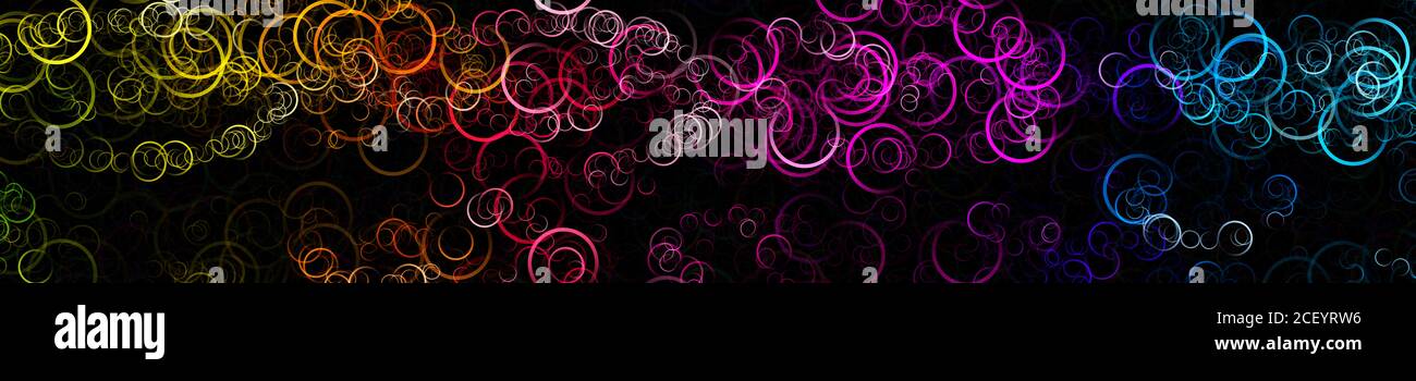 Fantastic circle panorama background design illustration Stock Photo ...