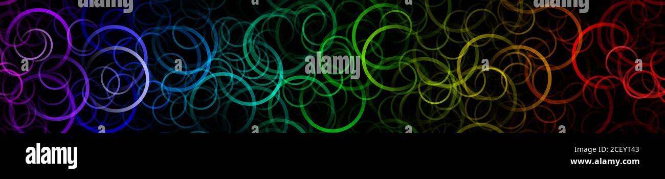 Fantastic circle panorama background design illustration Stock Photo ...