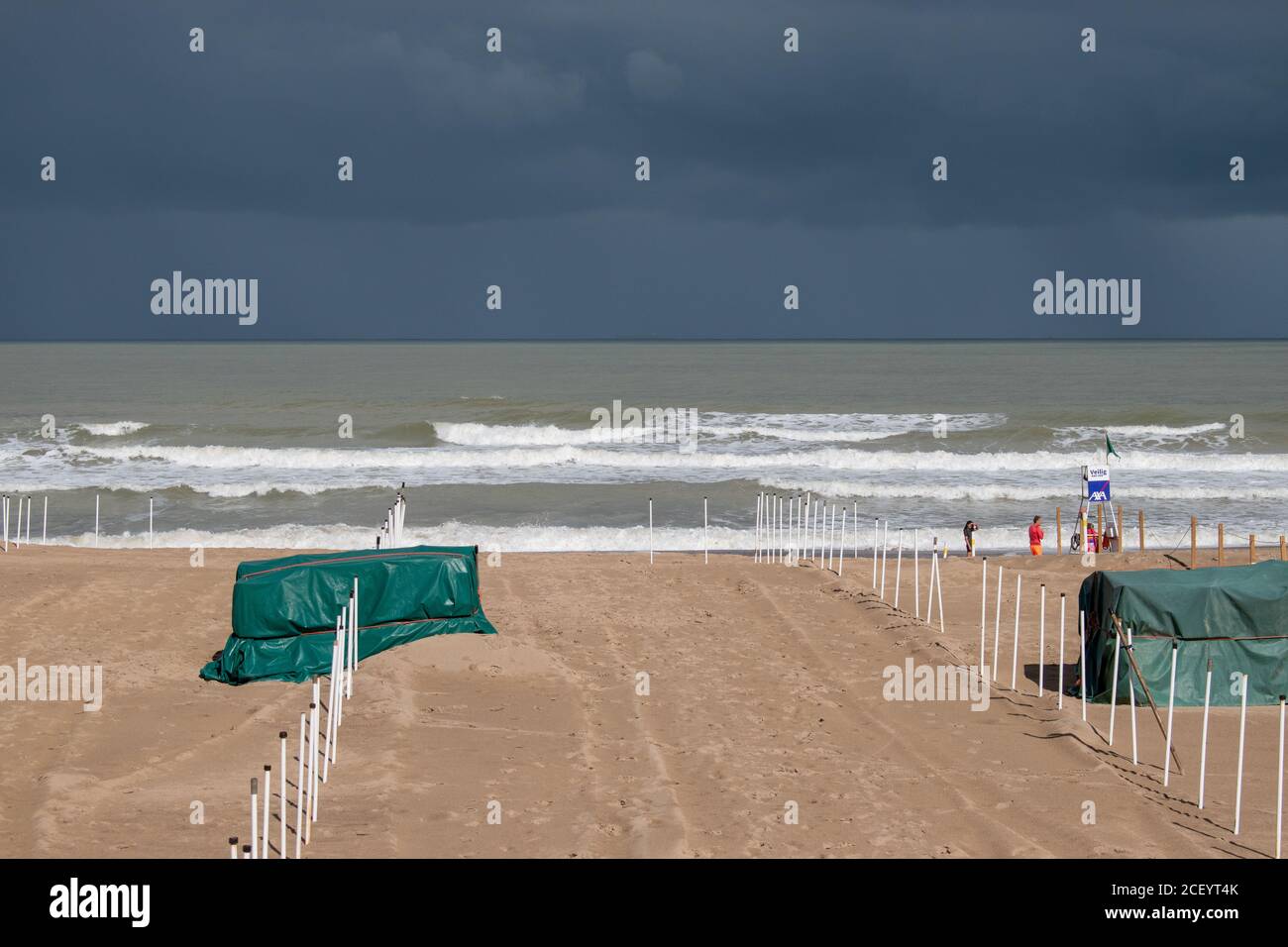 Belgian North Sea coast in early autumn 2020 Stock Photo - Alamy