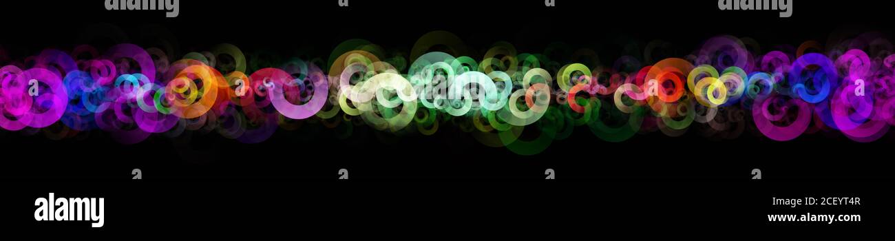 Fantastic circle panorama background design illustration Stock Photo ...