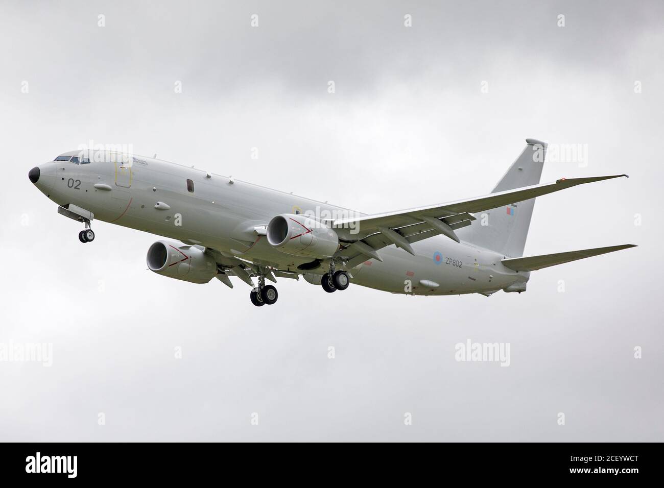 Raf boeing p8 poseidon lands hi-res stock photography and images - Alamy