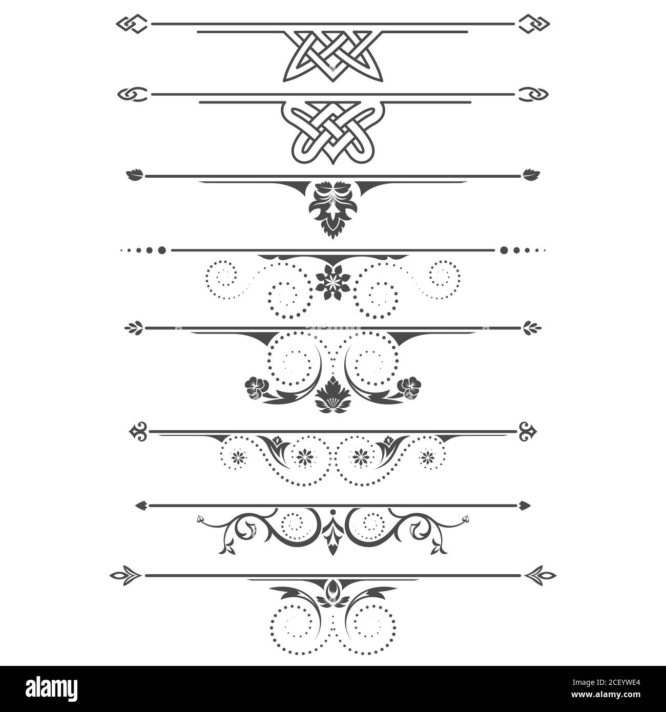 Divider victorian antique Black and White Stock Photos & Images - Alamy