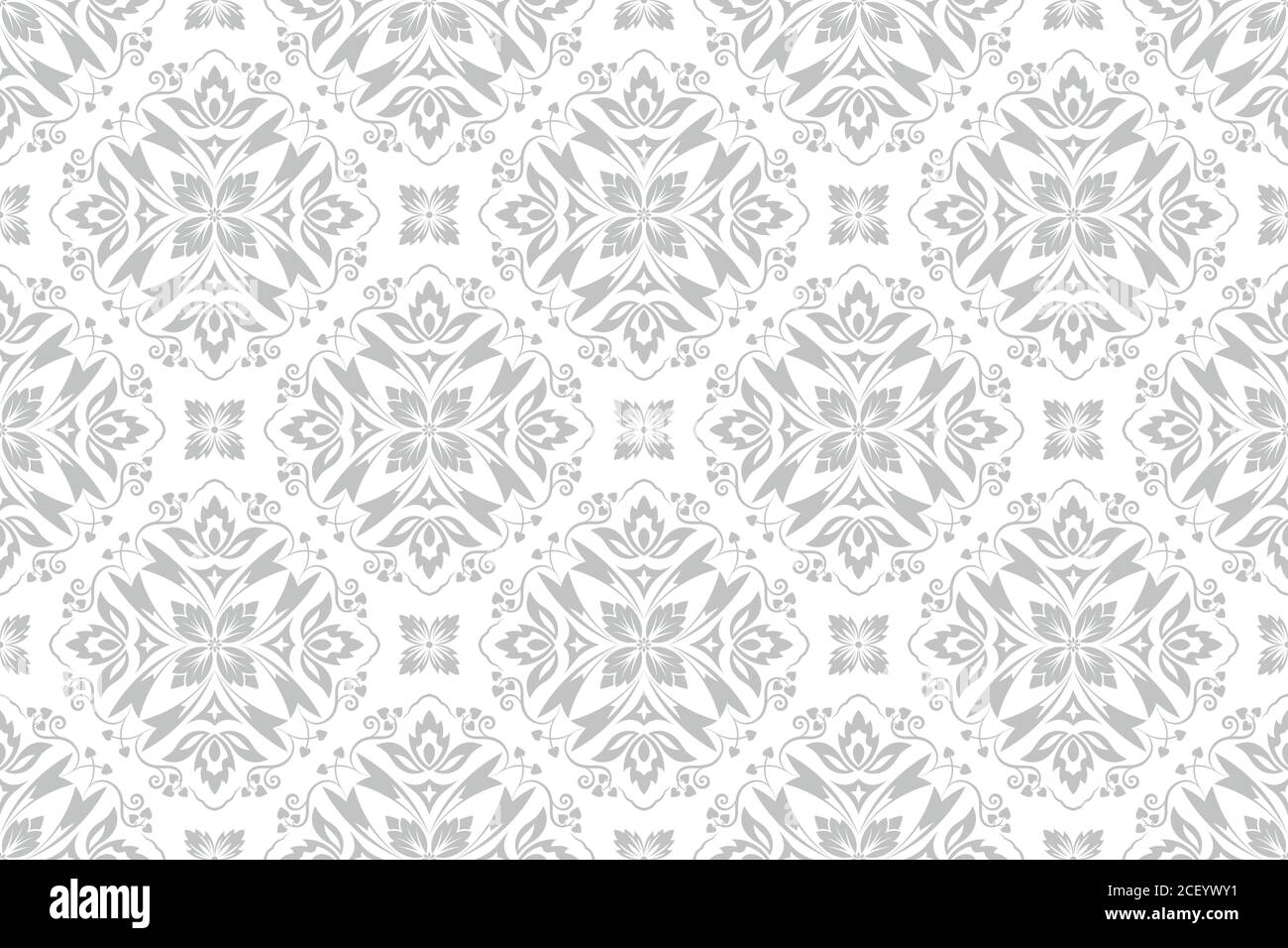 Vector seamless pattern. Luxury baroque texture. Regularly repeating ...