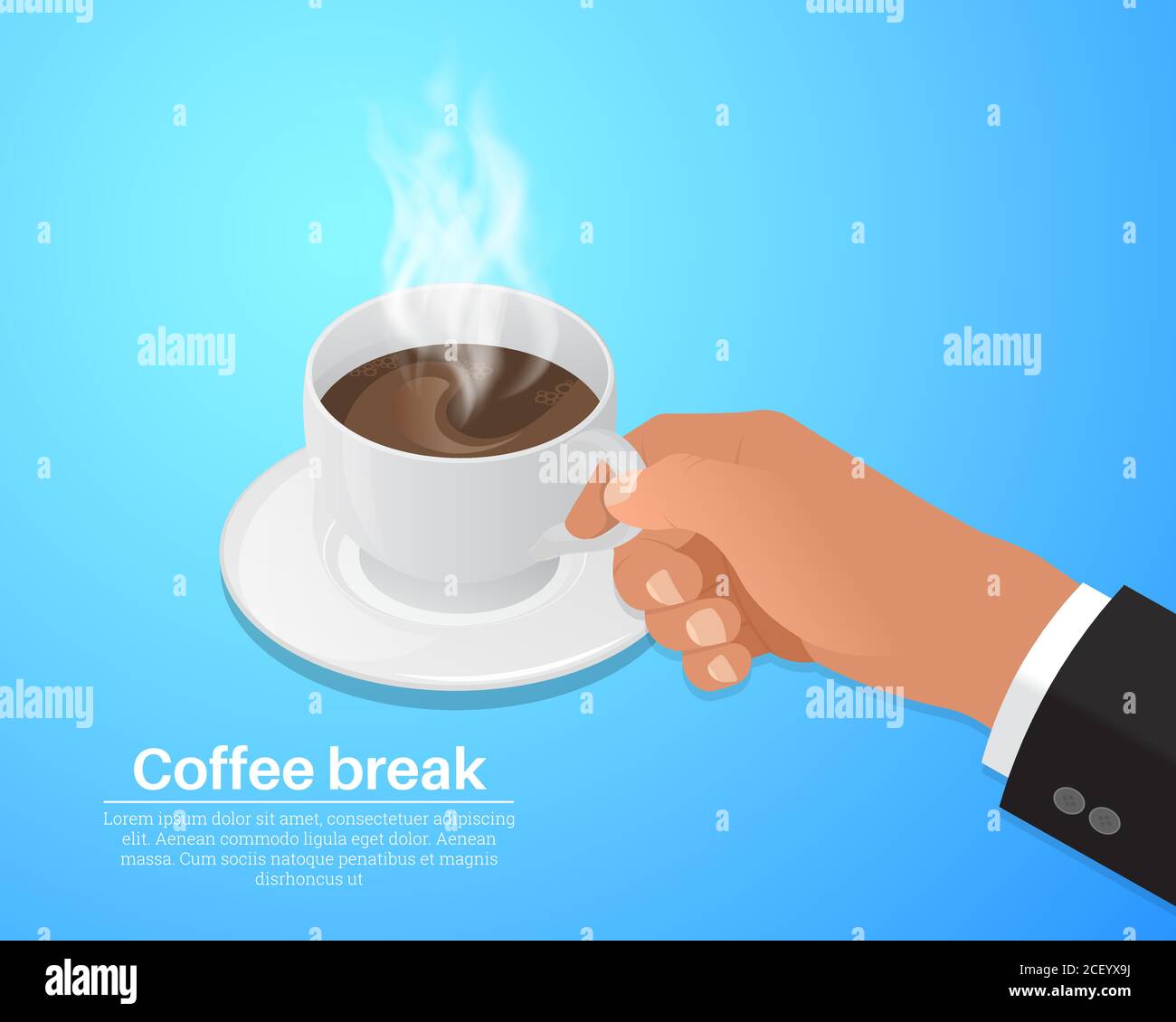 Pause cafe Stock Vector Images - Alamy