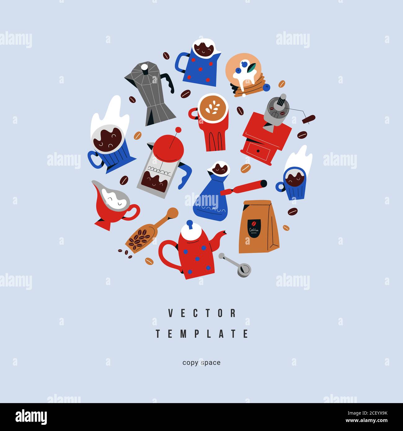 Coffee go banner disposable Stock Vector Images - Alamy