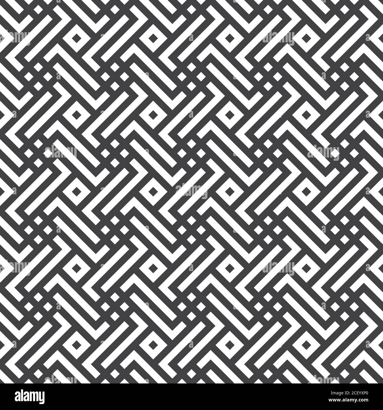 Vector seamless pattern. Infinitely repeating modern geometrical ...