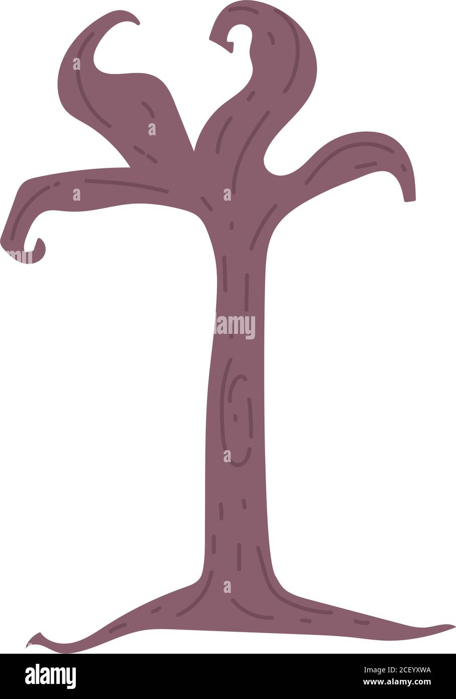 dry tree nature botanical isolated icon vector illustration Stock ...