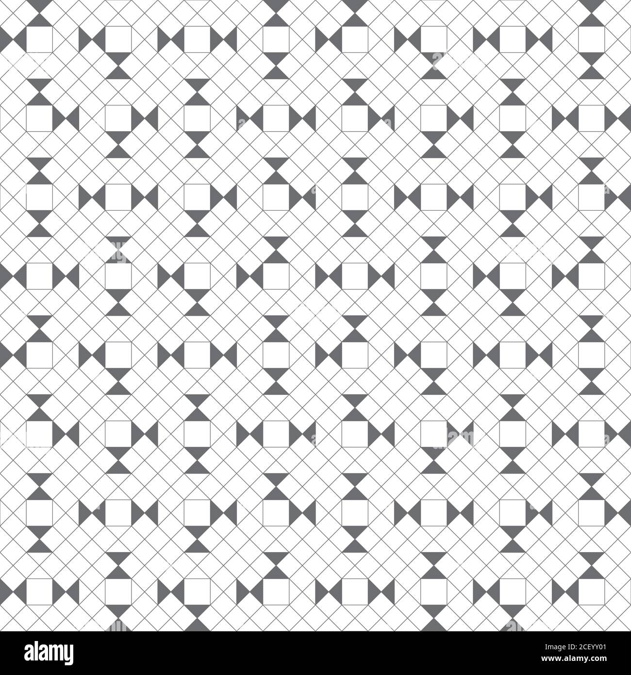 Vector seamless pattern. Modern stylish texture with outline geometric shapes. Regularly ...