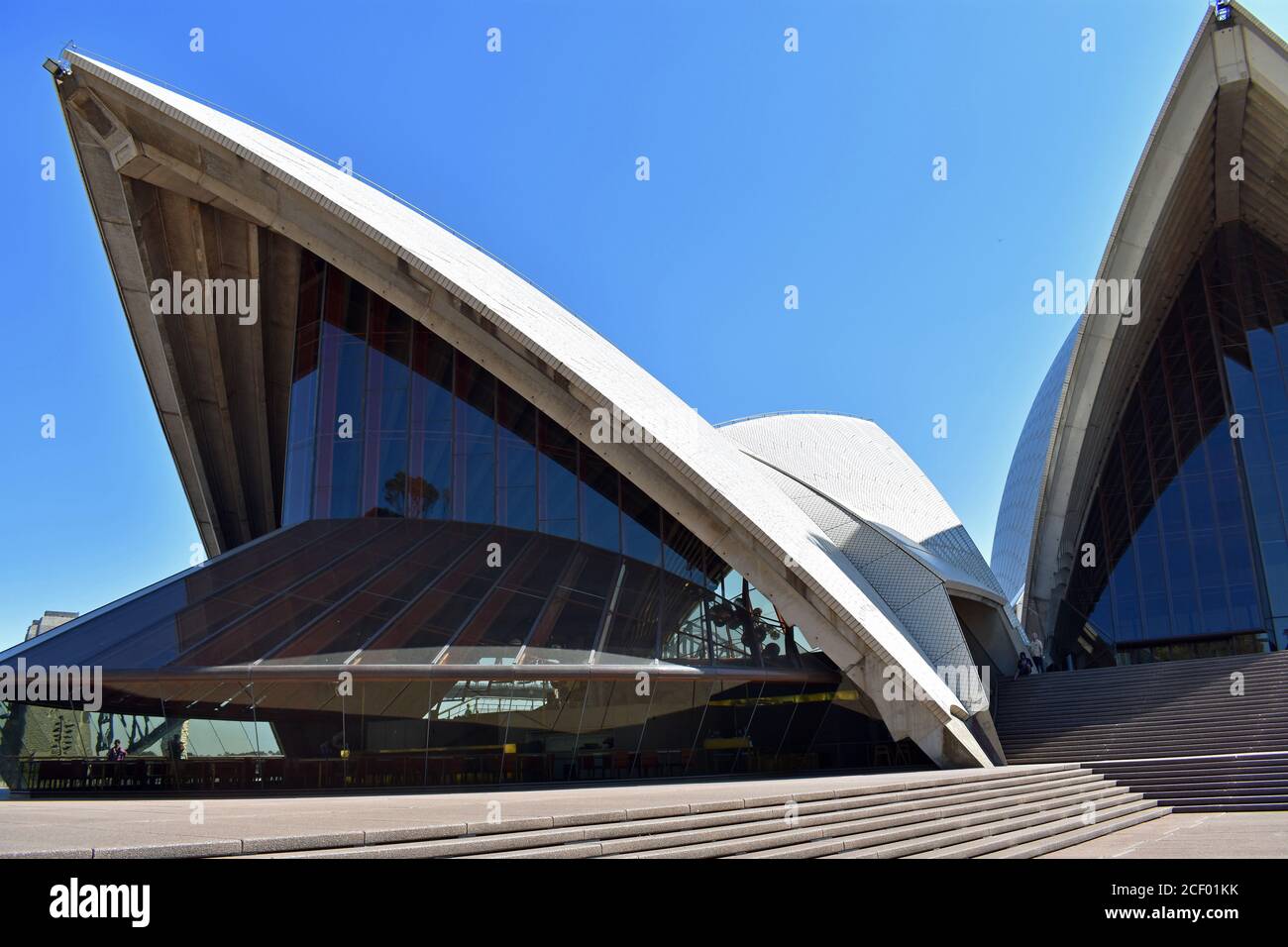 An abstract image of Sydney Opera House. The dramatic angles of the ...