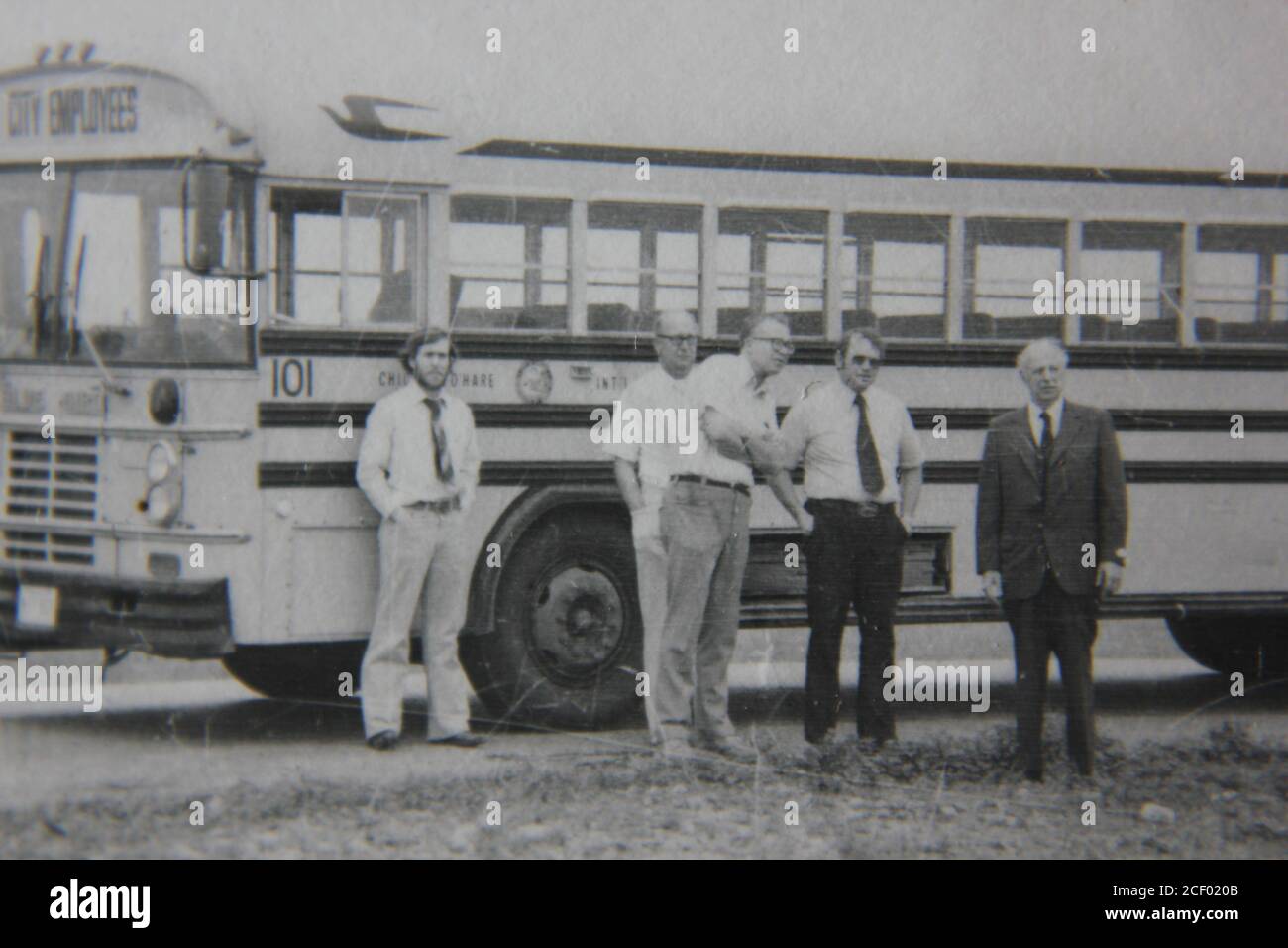 Fine 1970s vintage black and white photography of officials solving on ...