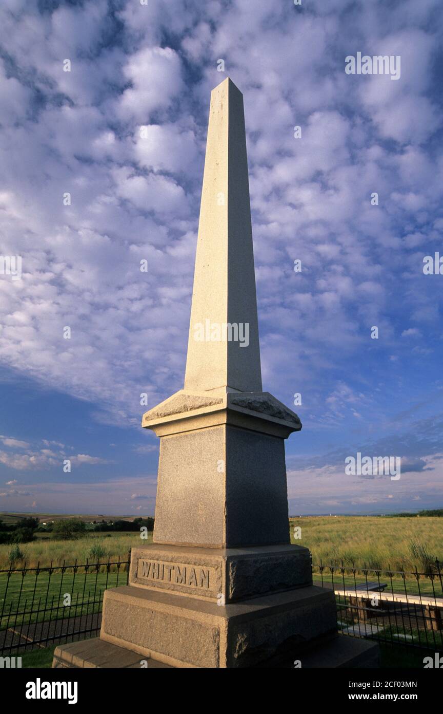 Whitman Memorial, Whitman Mission National Historic Site, Washington ...