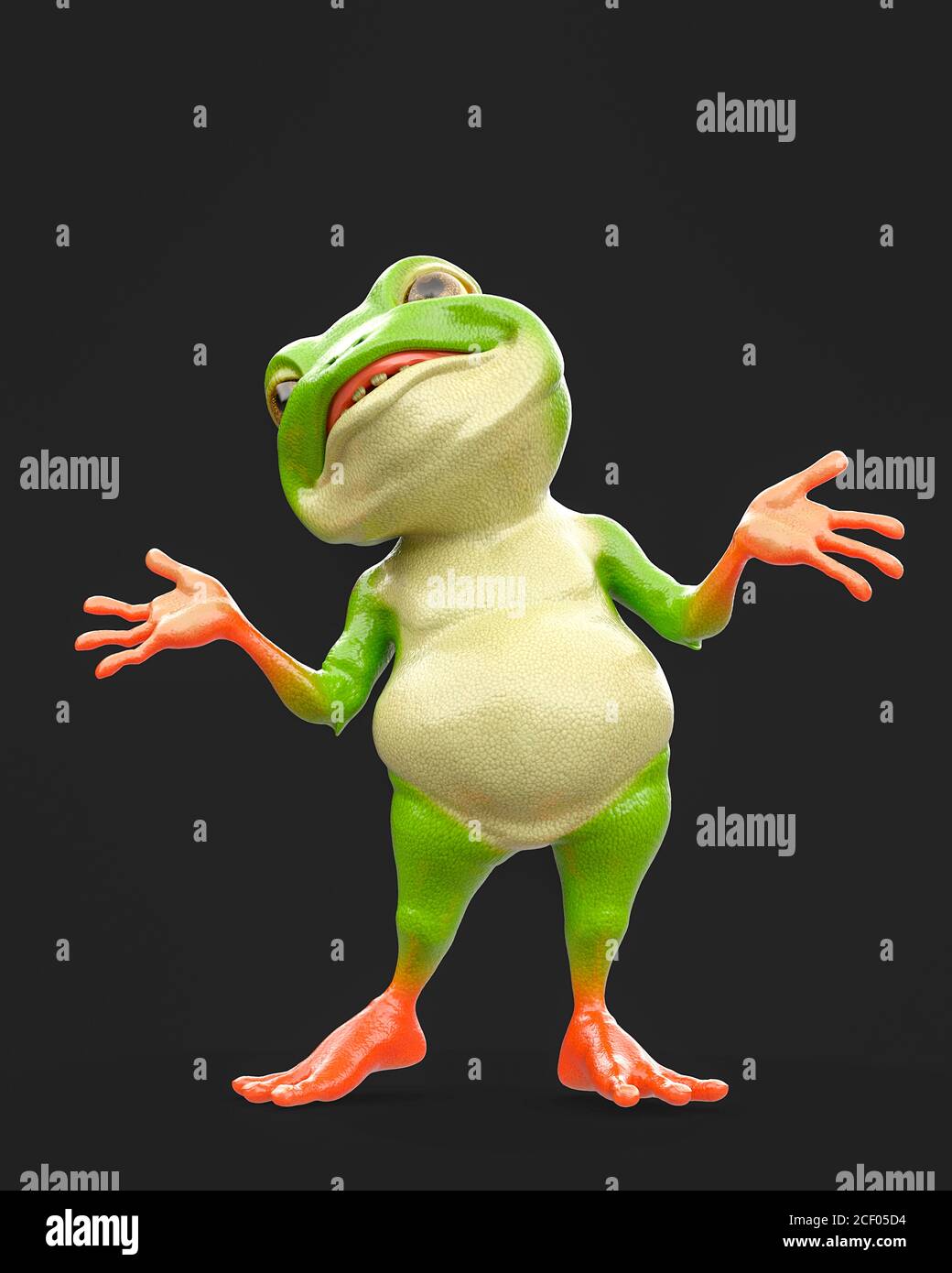 Baby frog singing hi-res stock photography and images - Alamy