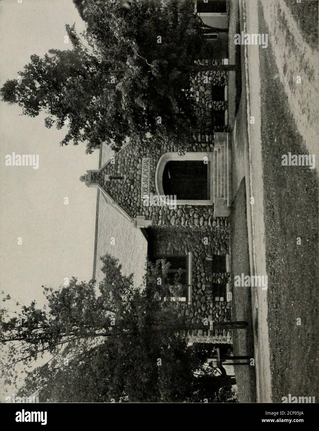 . The Fobes Memorial Library, Oakham, Massachusetts, with the addresses ...