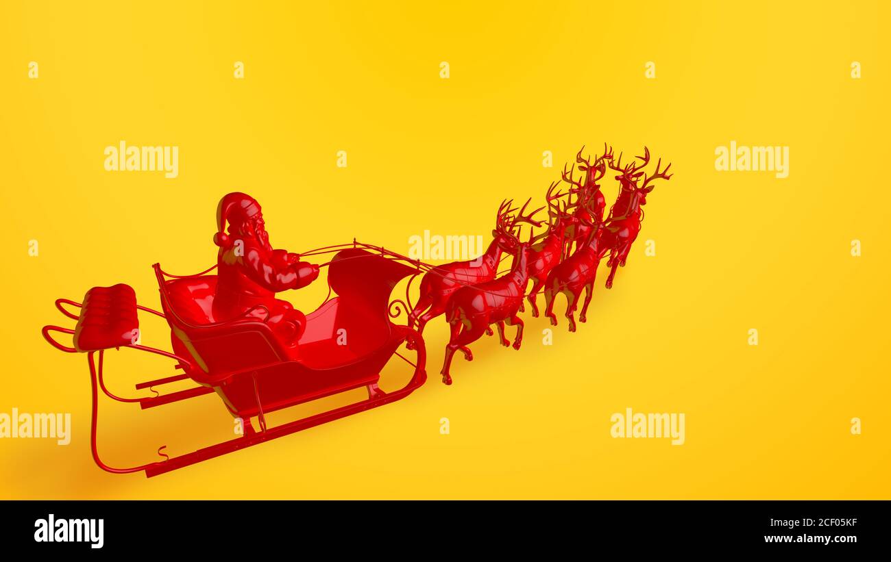 Traditional red sleigh hi-res stock photography and images - Alamy