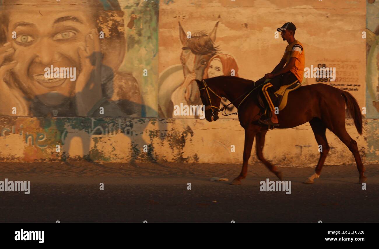 Deir Al-Balah, The Gaza Strip, Palestine. 2nd Sep, 2020. Palestinians ...