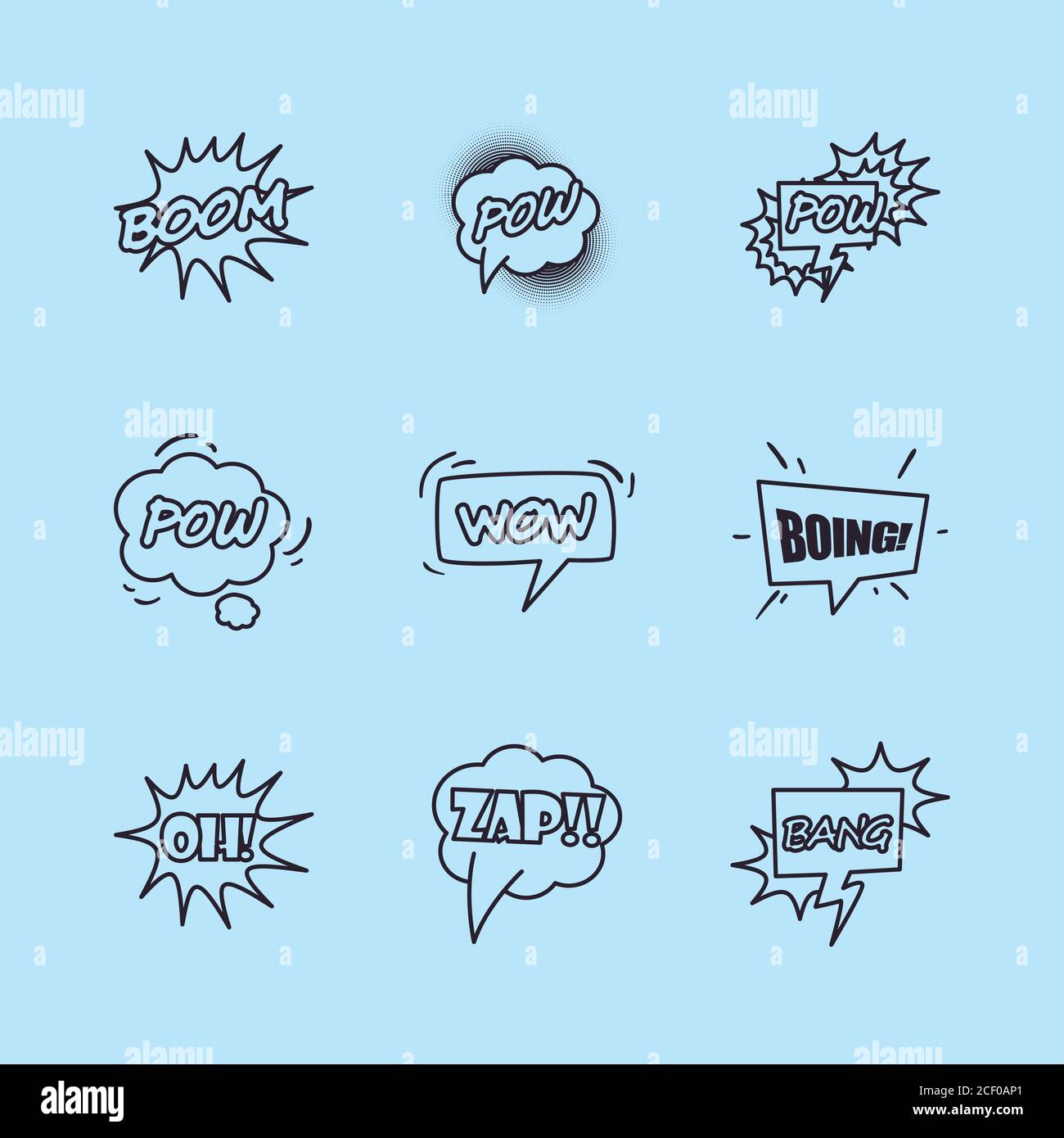 Boing boing Stock Vector Images - Alamy