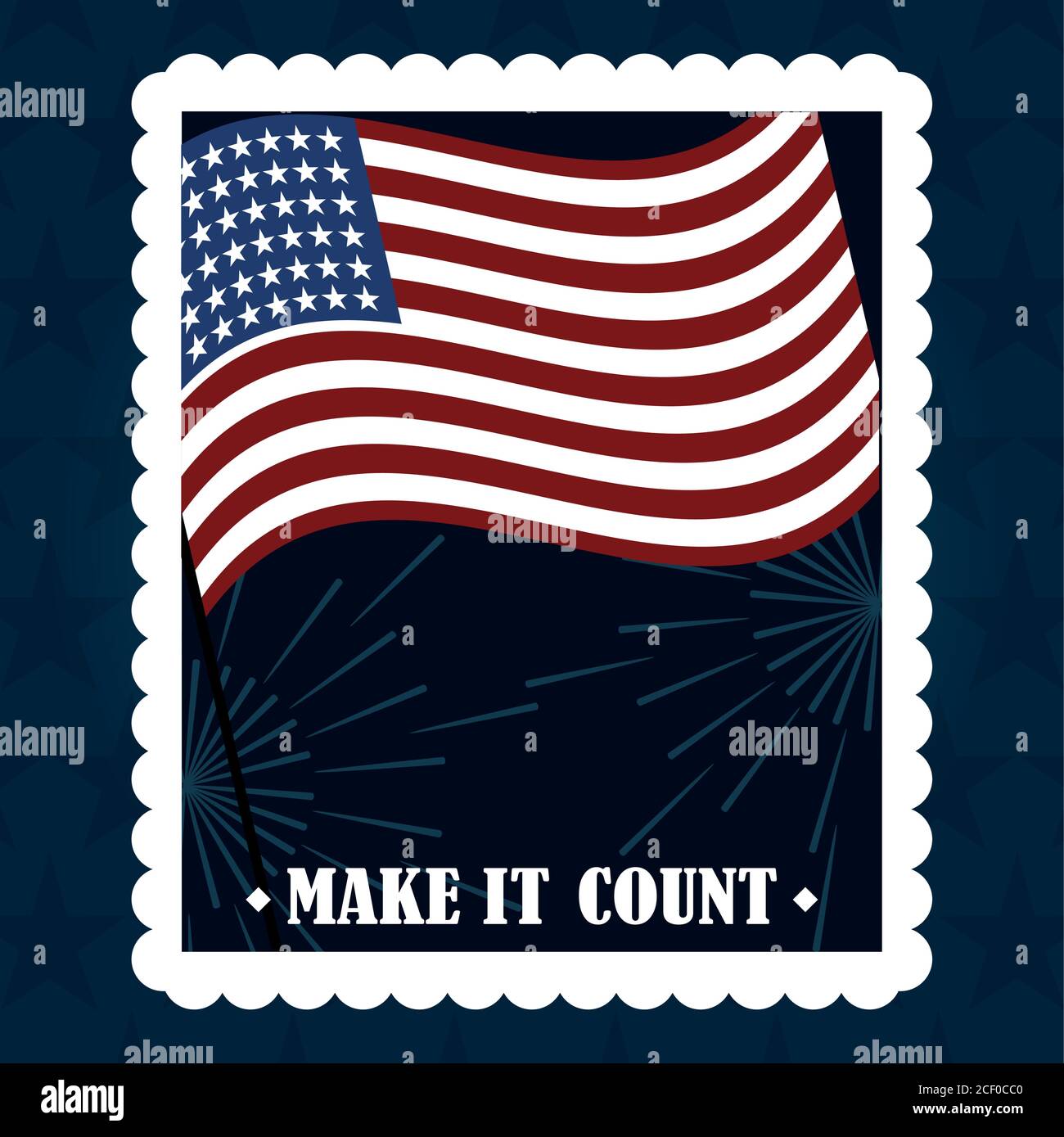 united states flag post stamp, politics voting and elections USA, make ...