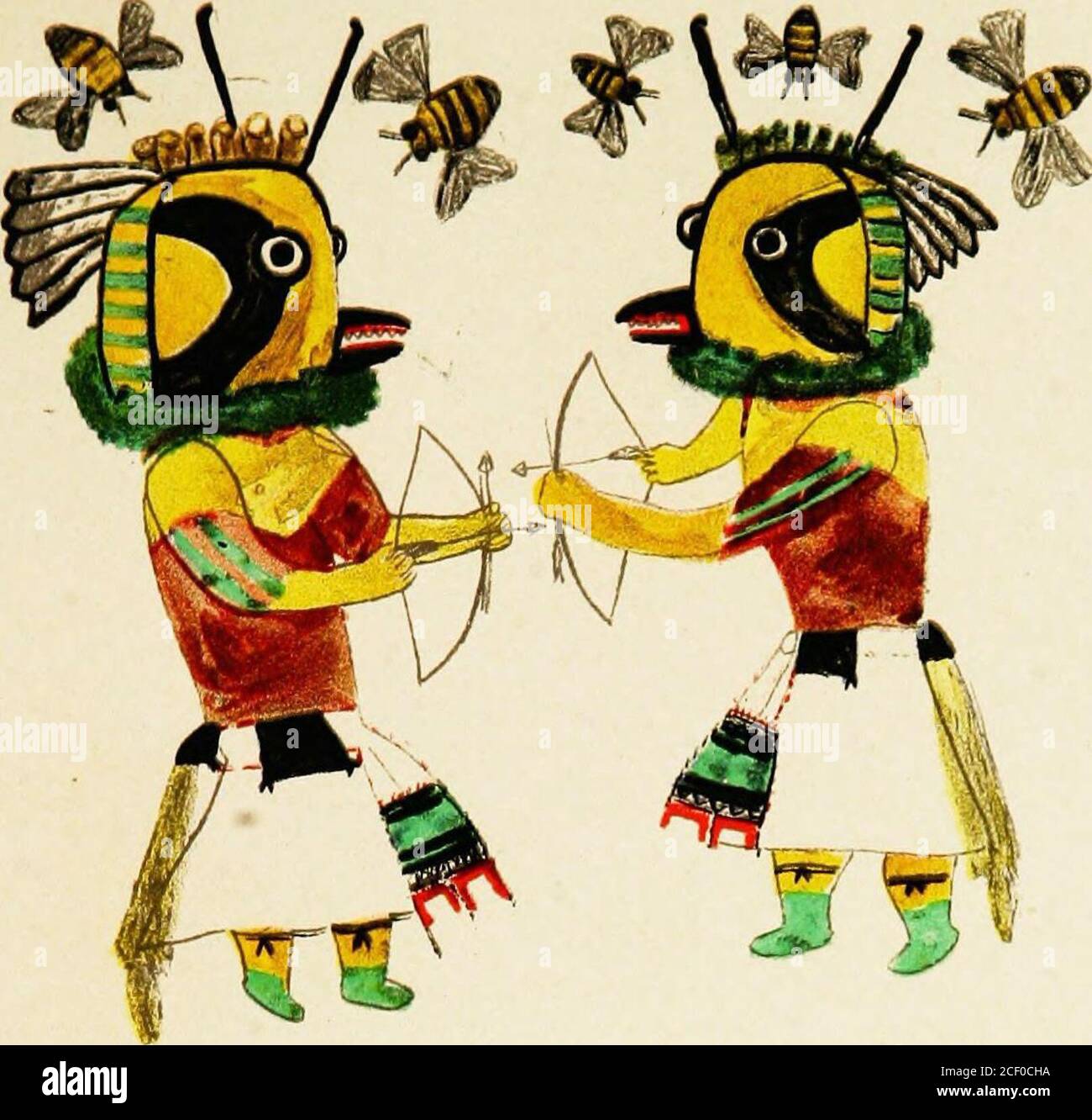 . Hopi Katcinas drawn by native artists. KOYONA KOWAKO BUREAU OF ...