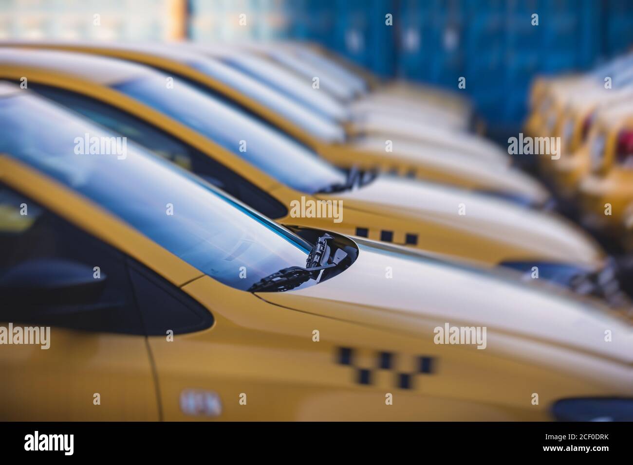 Taxi Parking Lot High Resolution Stock Photography and Images - Alamy