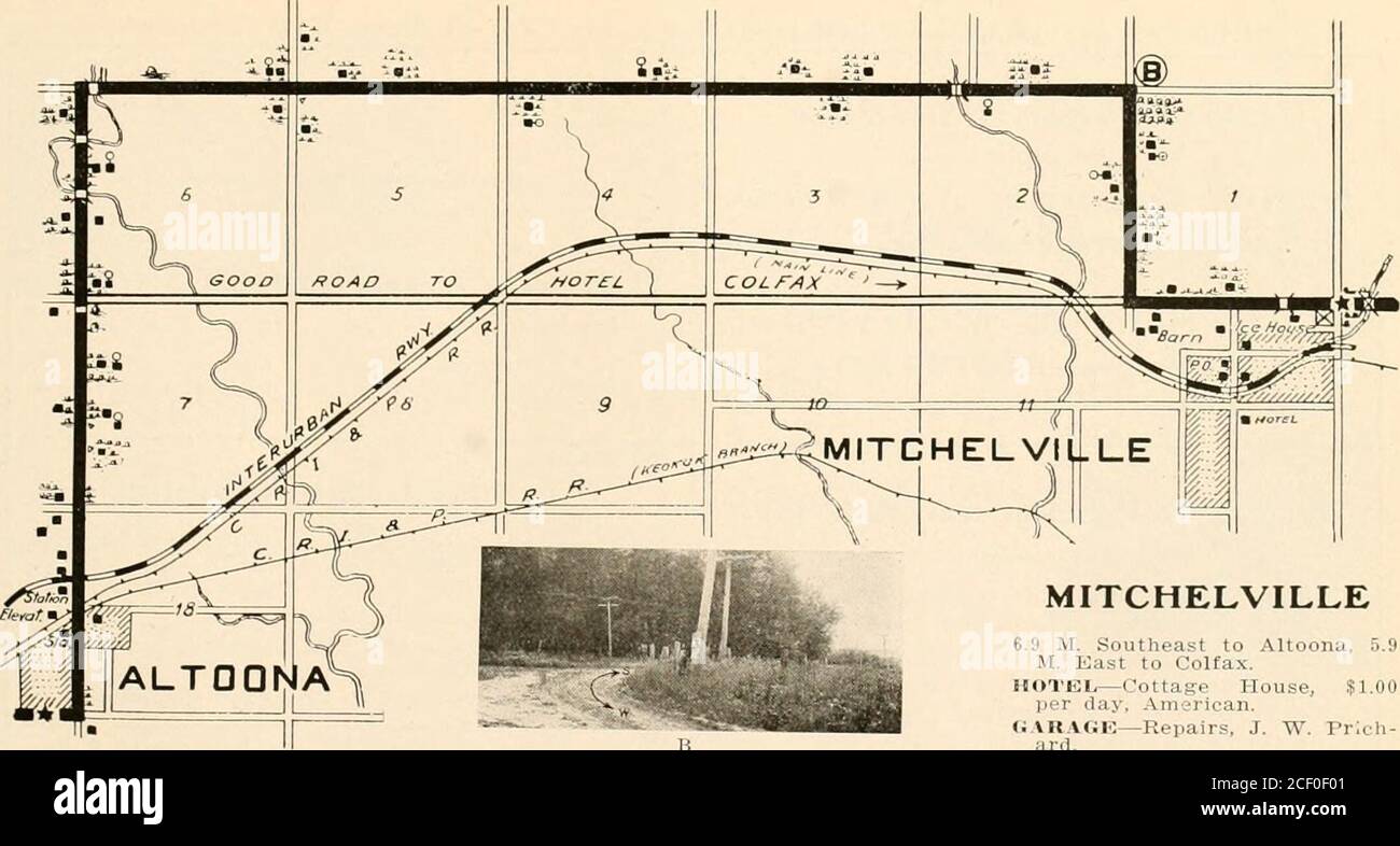 Altoona map hi-res stock photography and images - Alamy