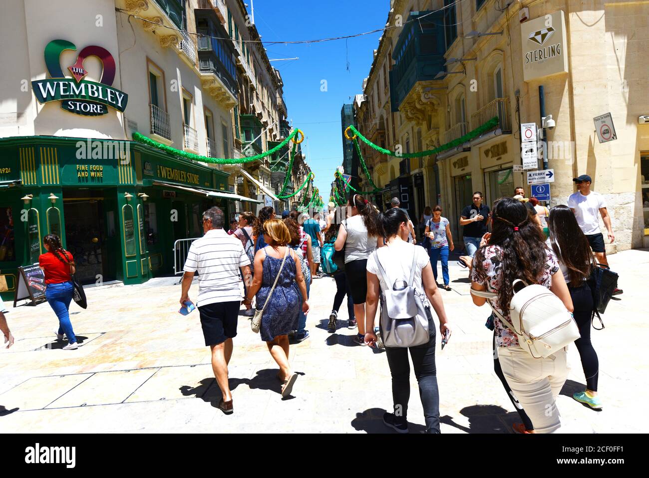 The Wembley store on Republic street in Valletta, Malta Stock Photo - Alamy
