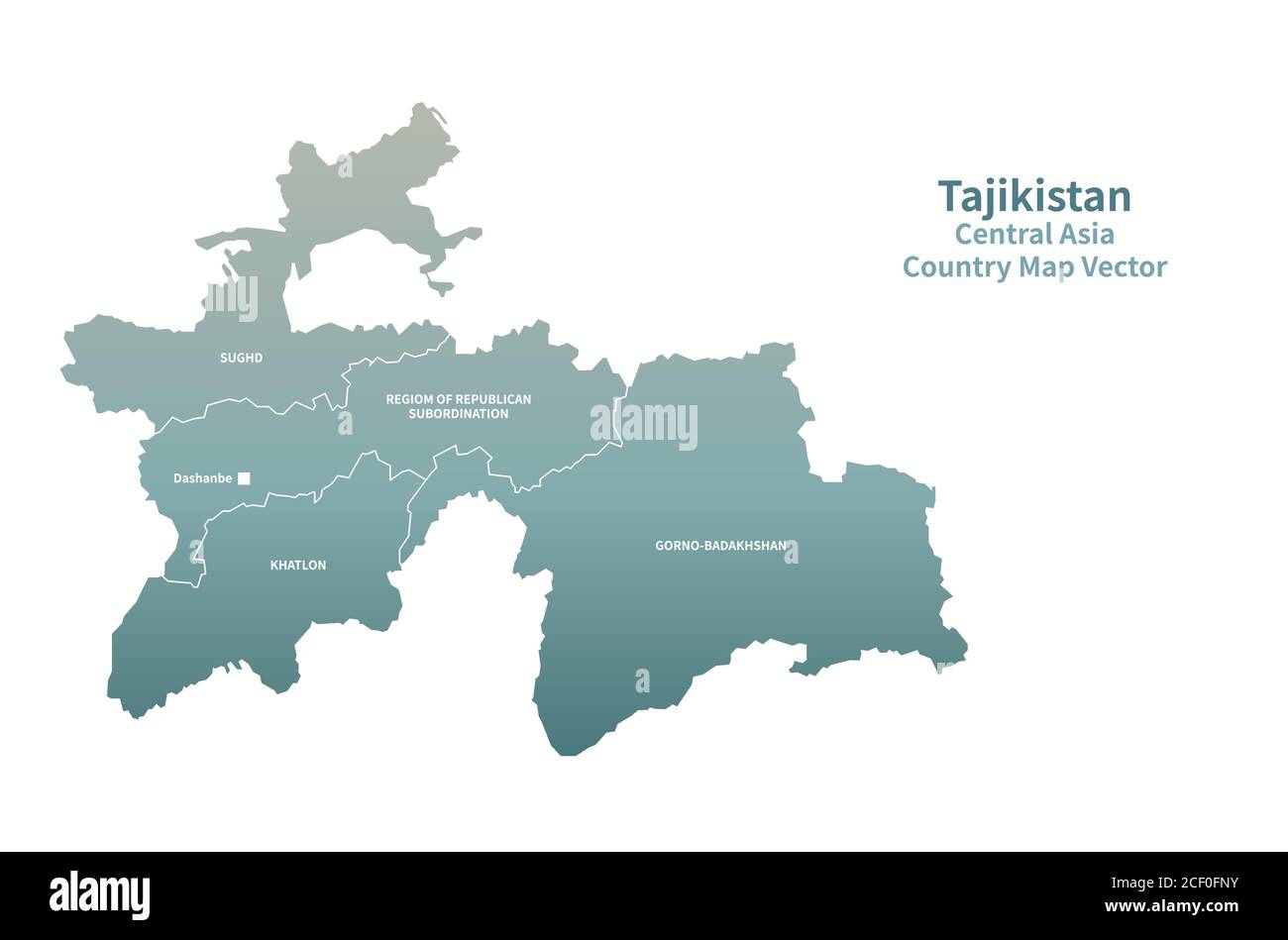 Tajikistan vector map. Country Map Green Series Stock Vector Image ...