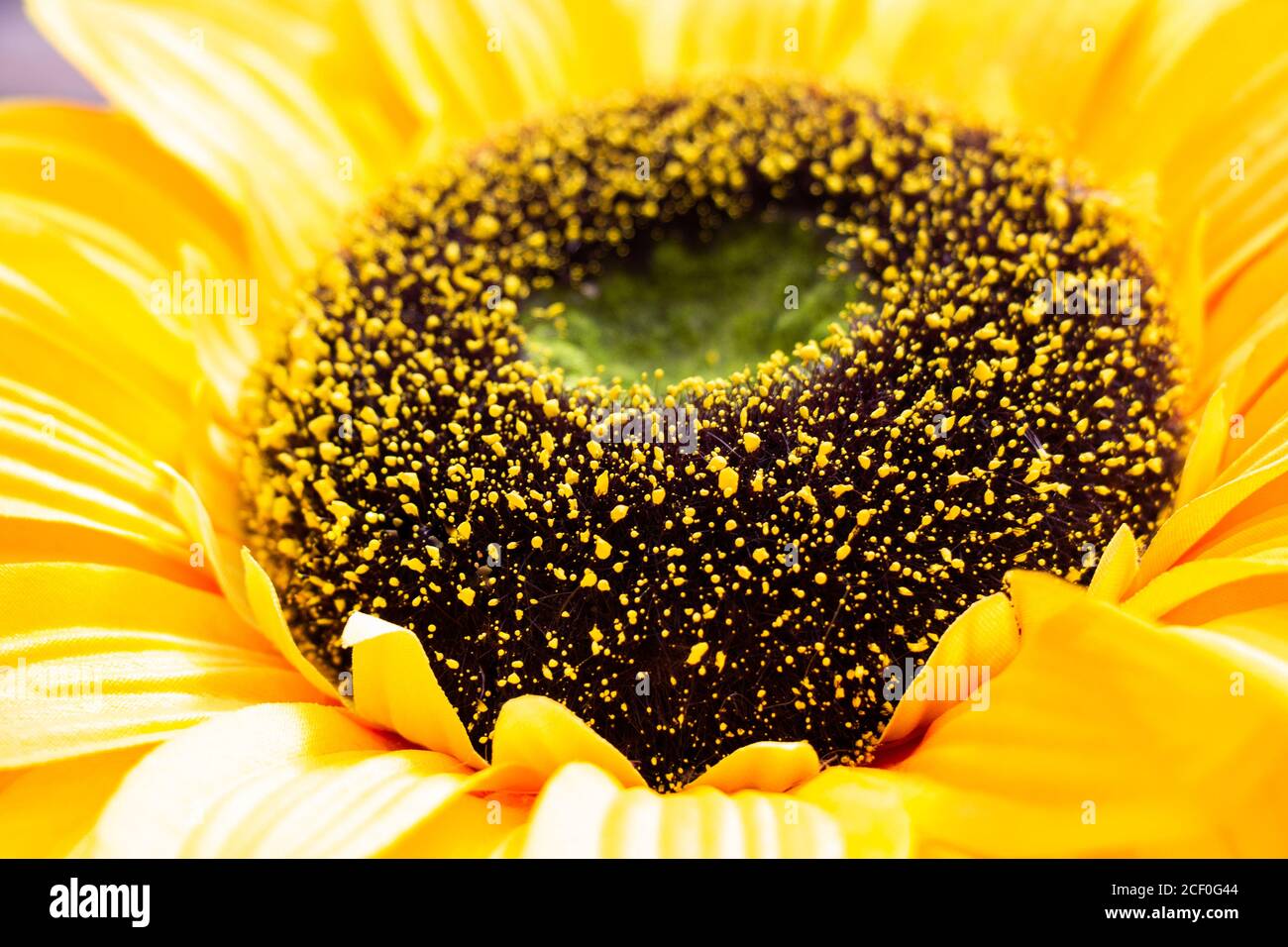 Floral art made of colorful artificial flowers in view Stock Photo - Alamy