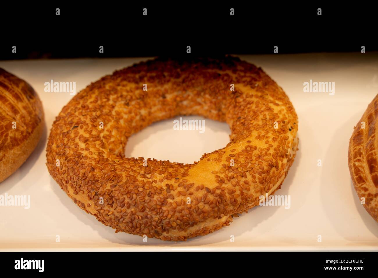 Turkish simits/bagels snack in the view Stock Photo - Alamy