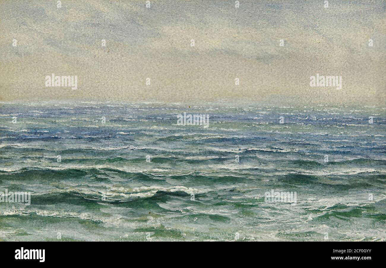 Brett John - South West Gale from the Lizard - British School - 19th ...