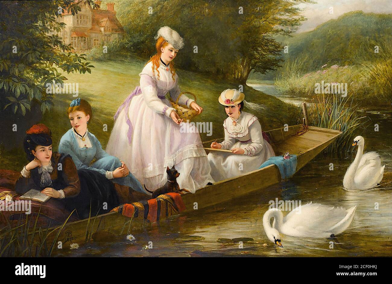 Thames swans hi-res stock photography and images - Alamy
