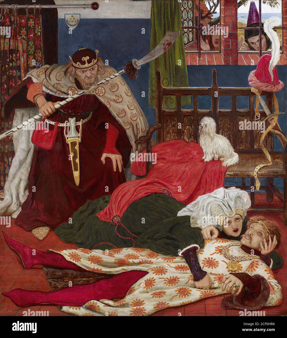 Brown Ford Madox - Death of Sir Tristram - British School - 19th ...