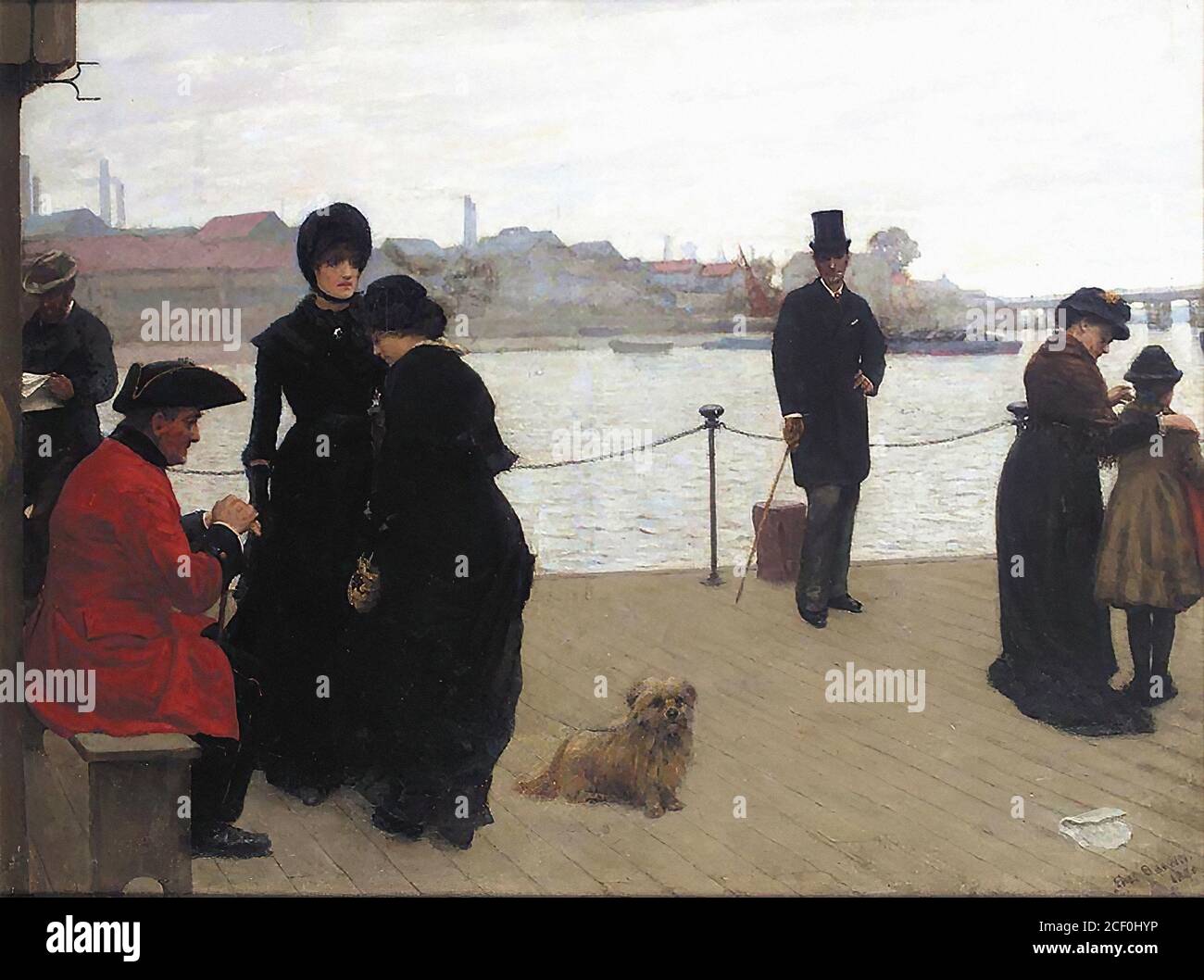 Chelsea embankment 19th century hi-res stock photography and images - Alamy