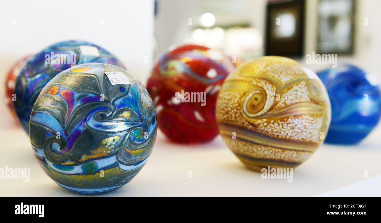 Colorful Valletta Glass Stock Photo - Alamy