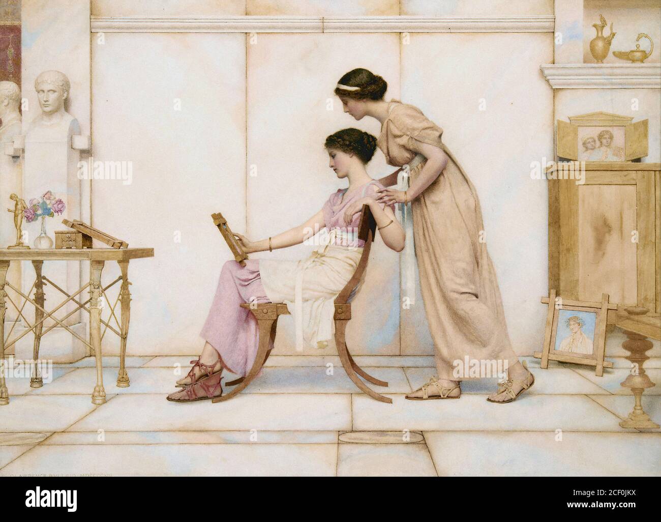 Bulleid George Lawrence - the Young Artist - British School - 19th ...