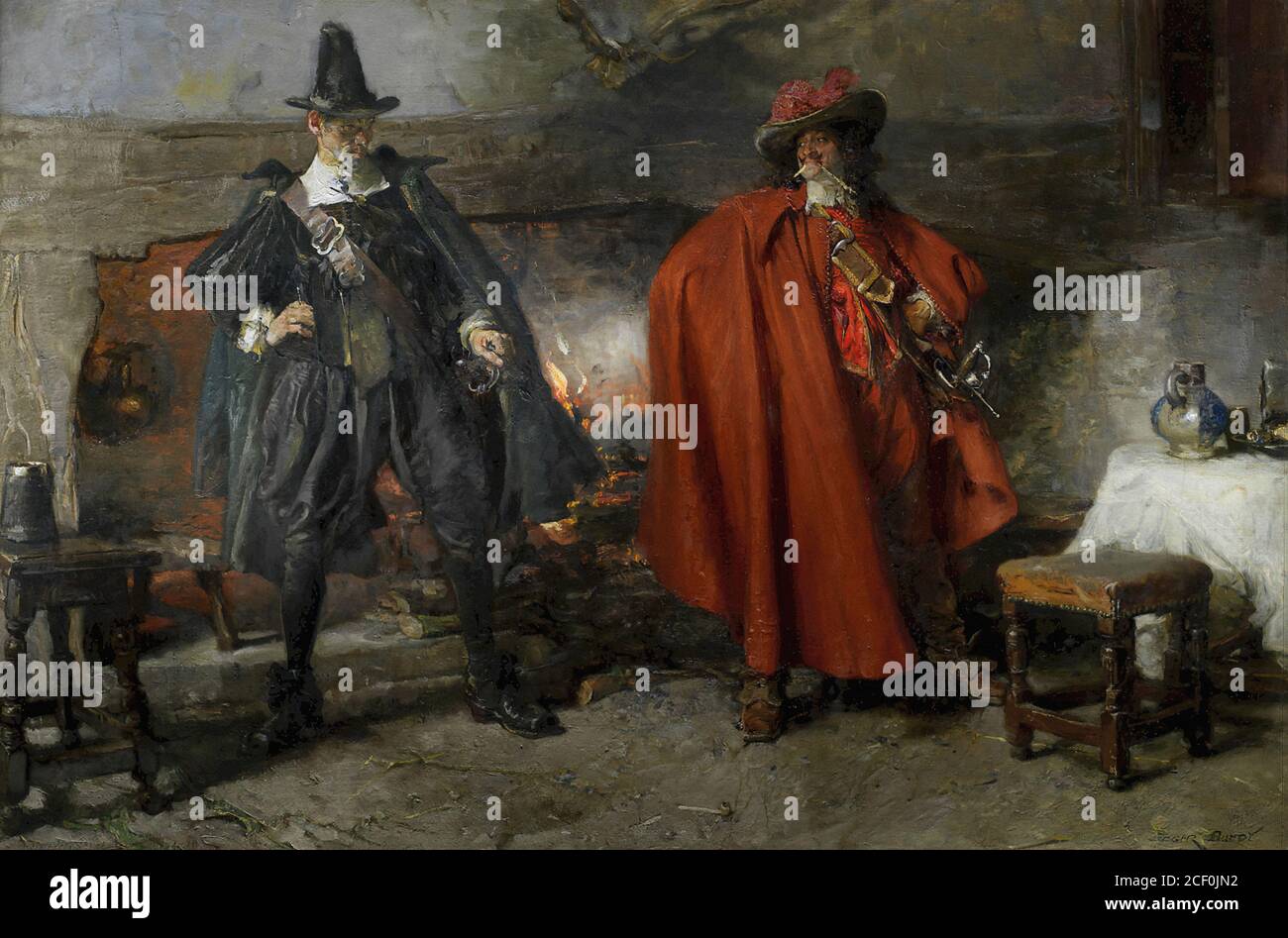 Bundy Edgar - a Storm Brewing - British School - 19th Century Stock ...