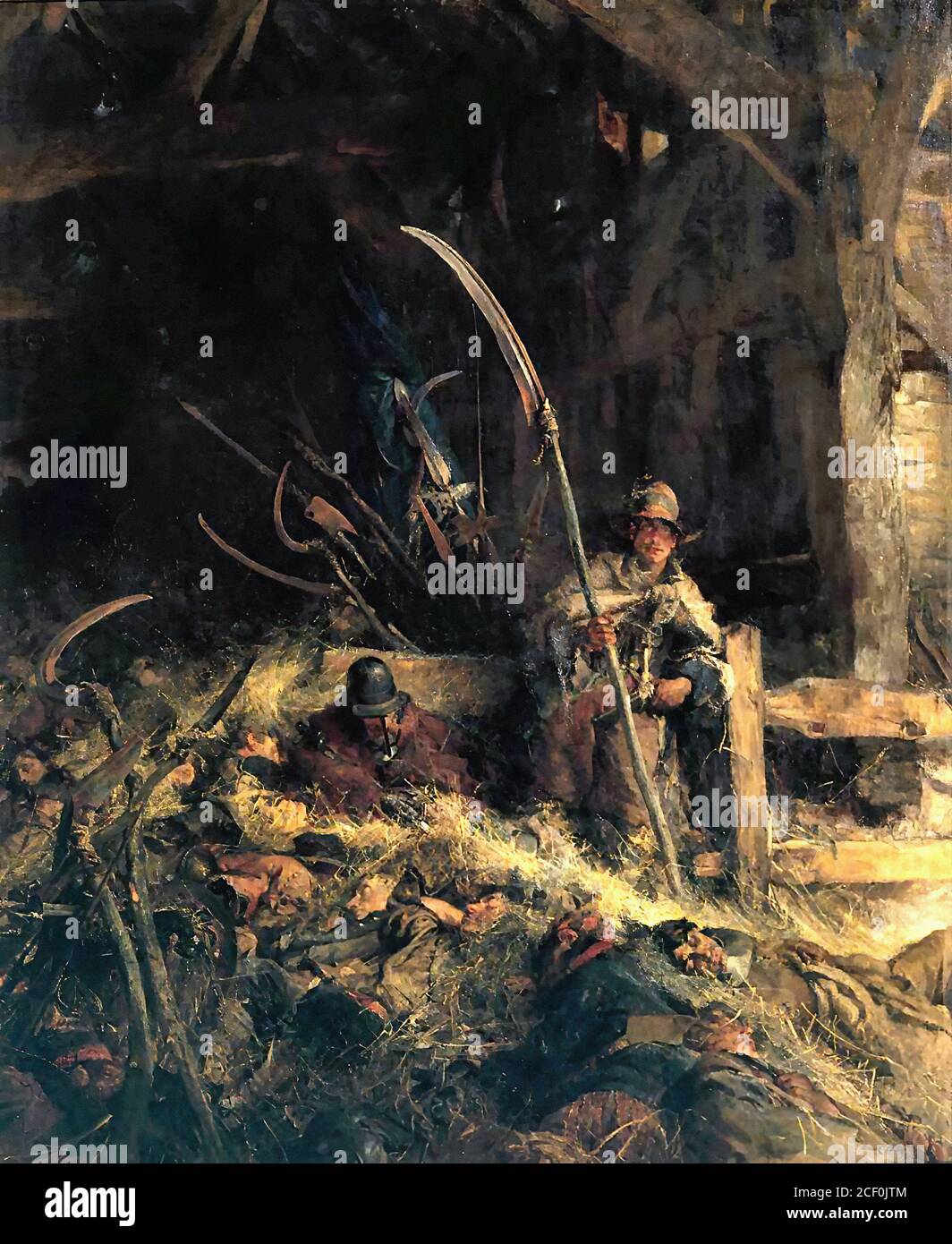 Bundy Edgar - the Morning of Sedgemoor - British School - 19th Century ...