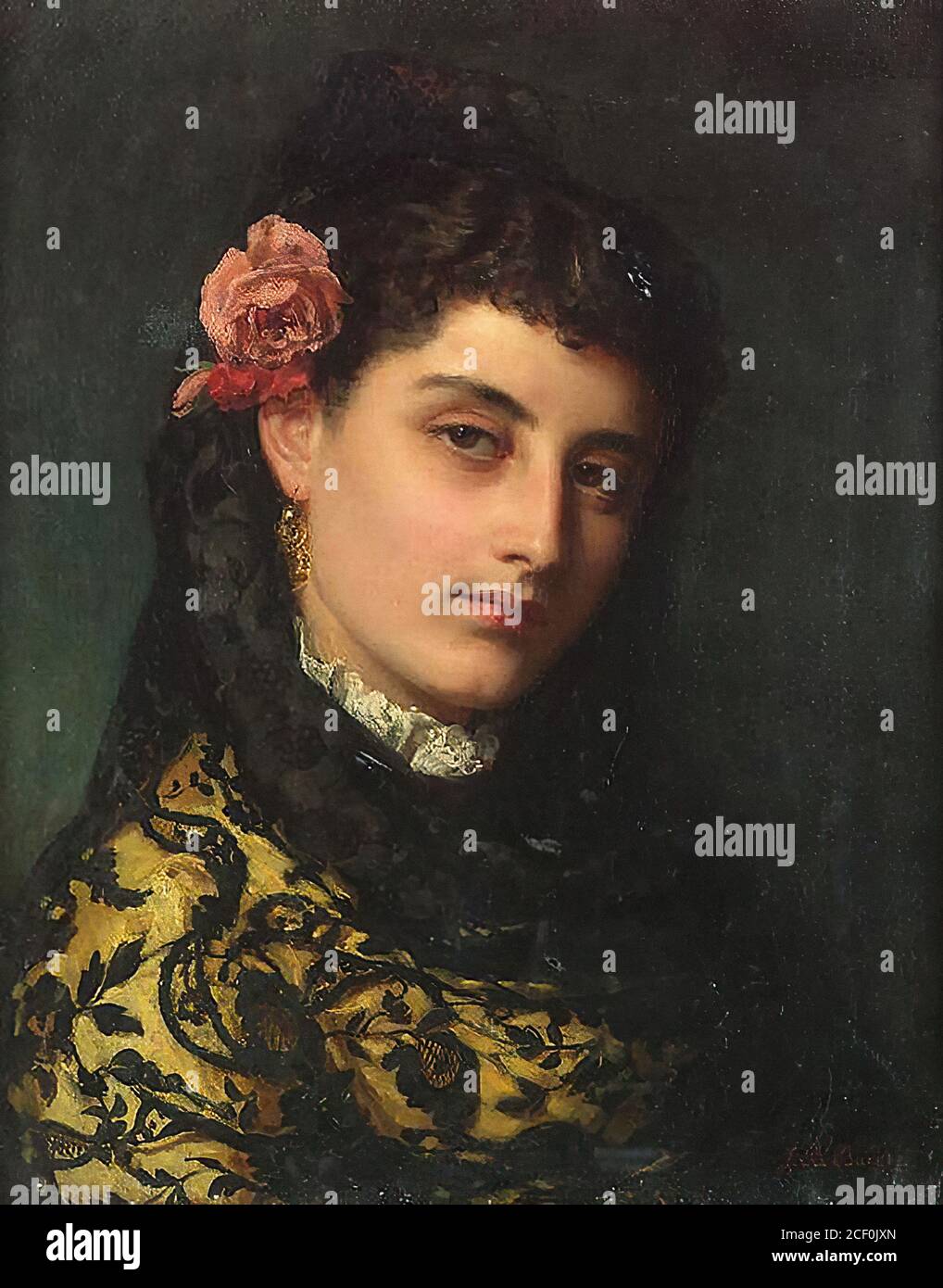 Burgess John Bagnold A Spanish Beauty 3 British School 19th