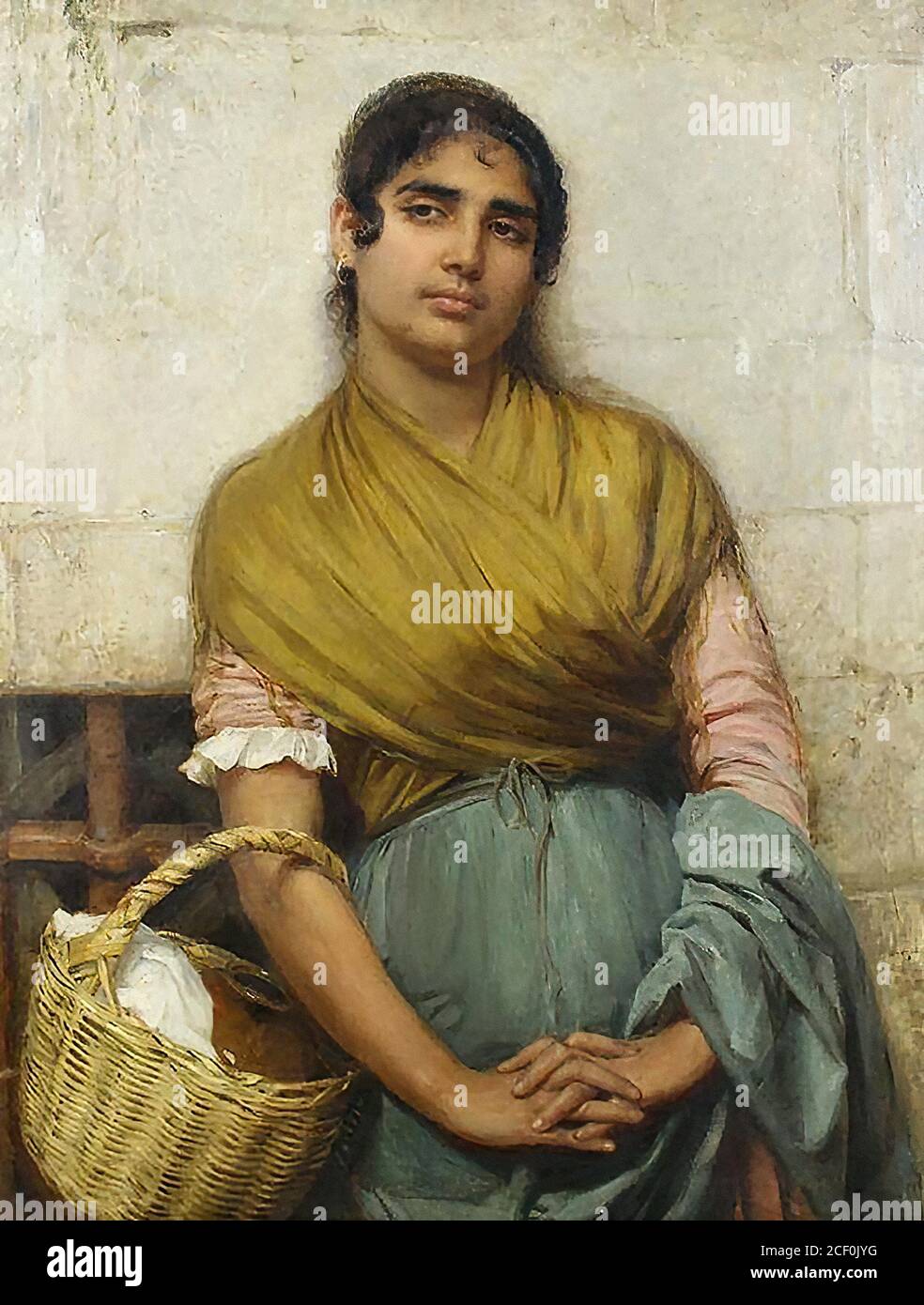 Burgess John Bagnold A Spanish Gypsy At A Prison Window British