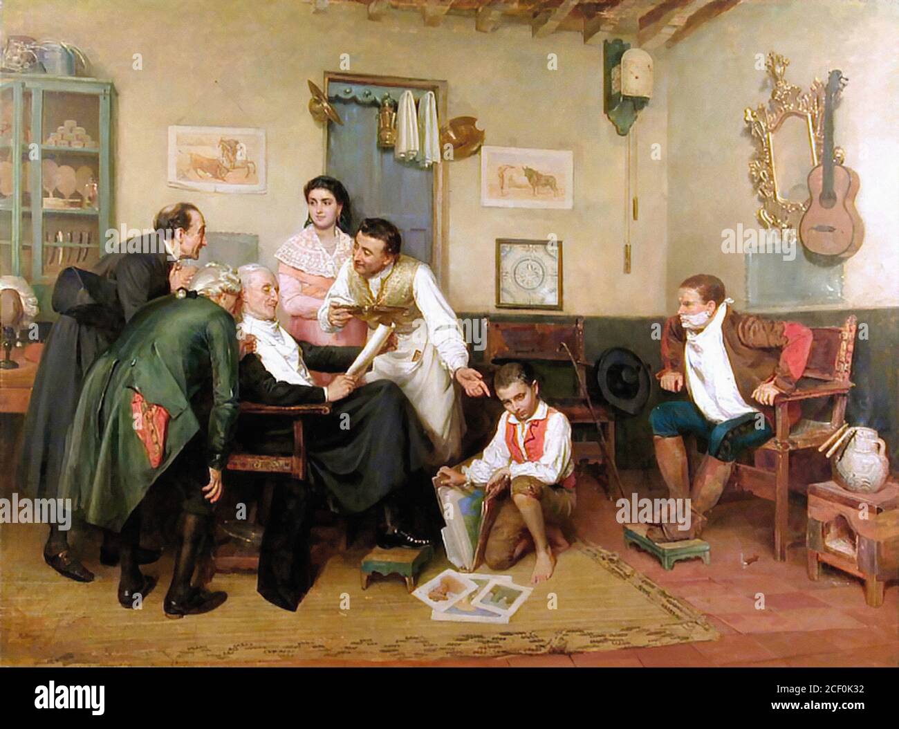 Burgess John Bagnold - the Barber's Prodigy - British School - 19th ...