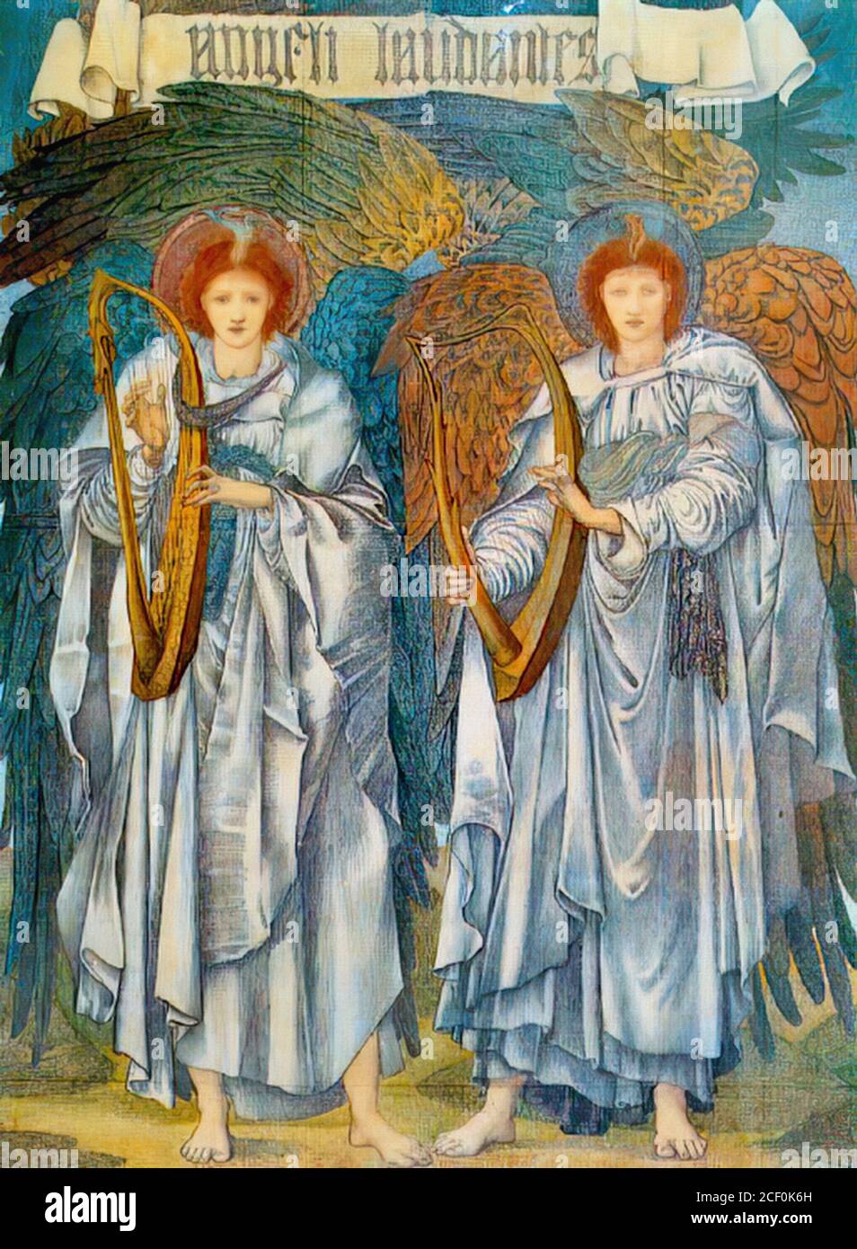 Burne-Jones Edward Coley - Angeli Laudantes 1 - British School - 19th ...