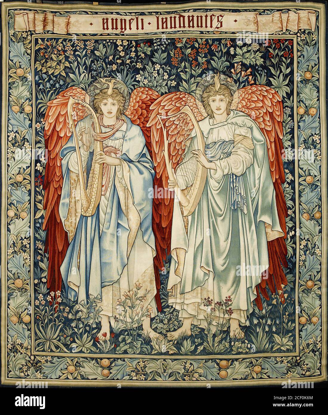 Burne-Jones Edward Coley - Angeli Laudantes 2 (Tapestry) - British ...