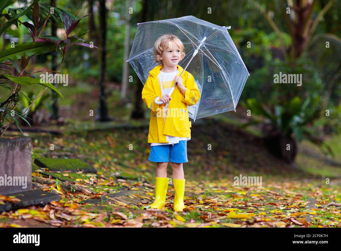 Boy Running In Rain Storm High Resolution Stock Photography and Images ...