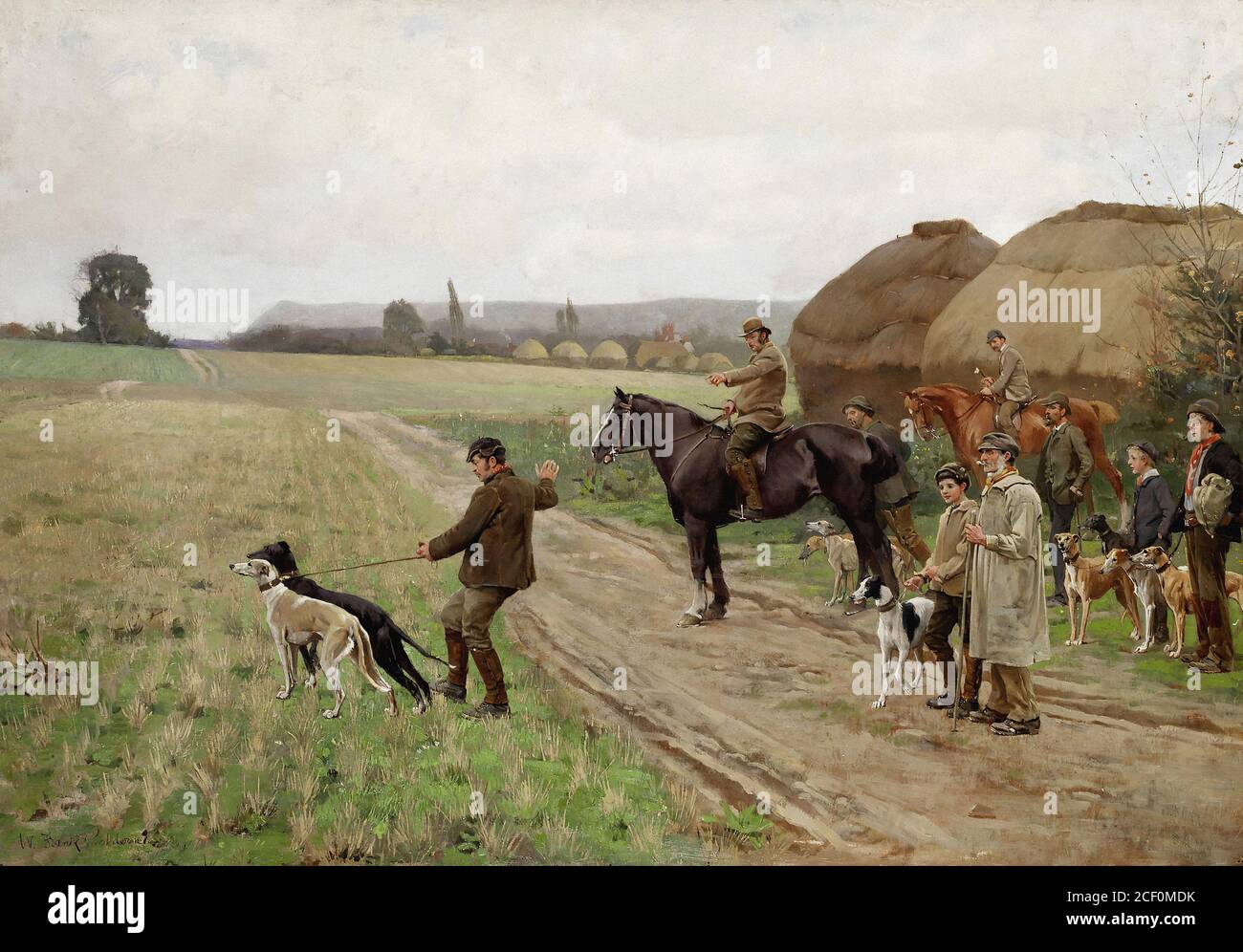 Calderon William Frank - a Private Trial - British School - 19th ...