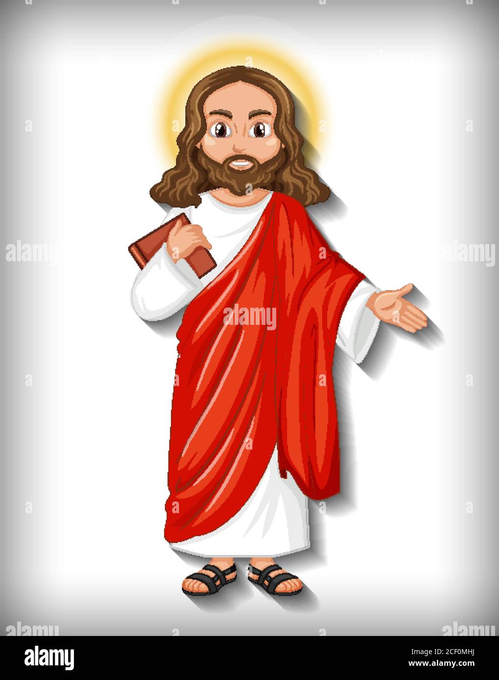 Isolated jesus cartoon character illustration Stock Vector Image & Art ...