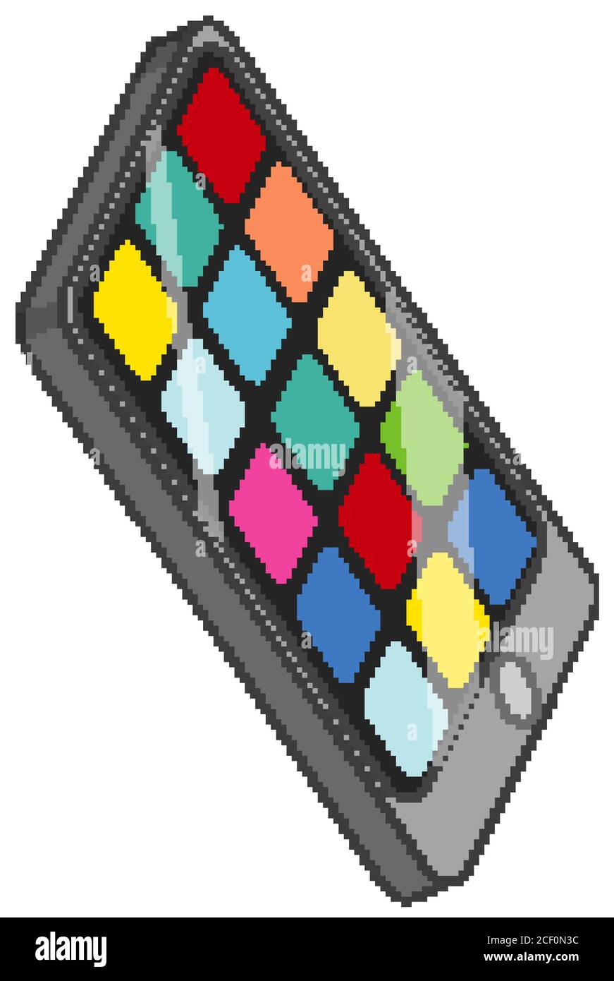 Smart phone cartoon style isolated on white background illustration ...