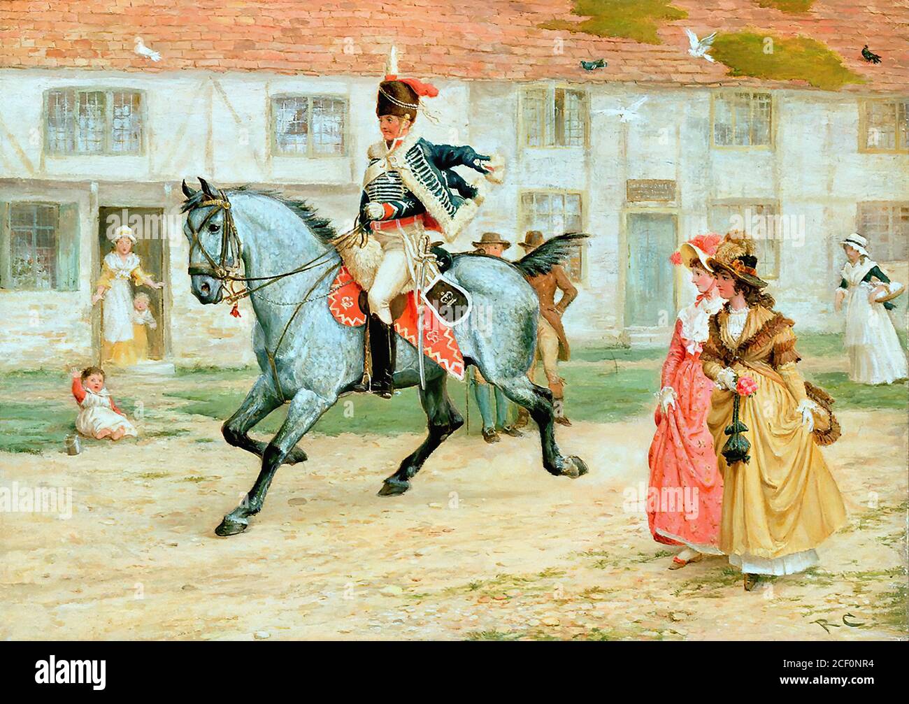 Cattermole Richard - the Young Subaltern - British School - 19th ...